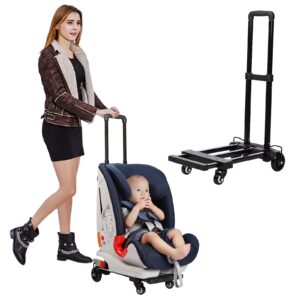 car seat travel carts, stroller with wheels for air travel, light and portable