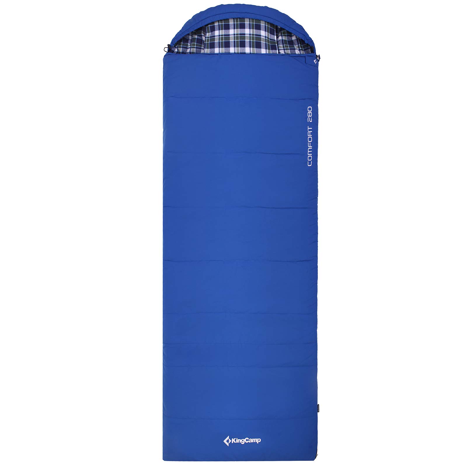 KingCamp Camping Sleeping Bags, 3 Season Cotton Flannel Lining Double Layer Sleeping Bag Roomy Waterproof Lightweight Backpacking Hiking Outdoors with Pillow and Compression Sack XL