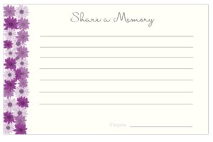 elcer 30 share a memory cards for celebration of life funeral sympathy memorial acknowledgment or birthday