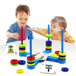 vatos board magnetic kids game, matching game for kids age 3 4 5 6 7 8, fun stem science toy for children boys & girls gift