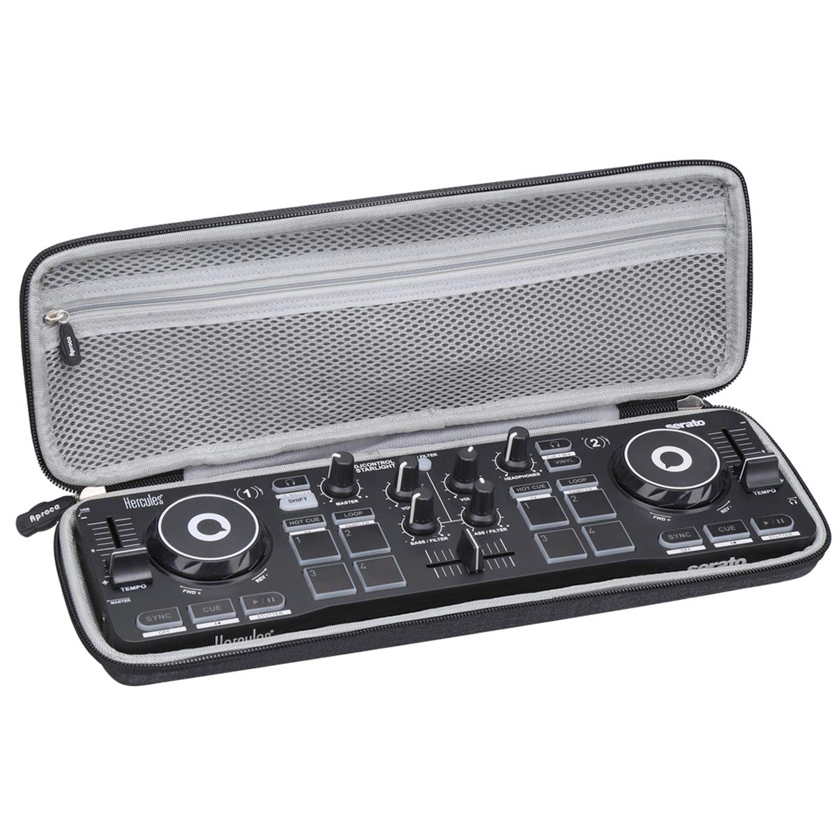 Aproca Hard Carry Travel Case for Hercules DJControl Starlight Pocket USB DJ Controller