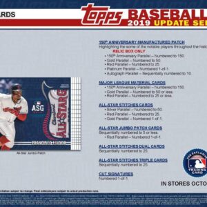 Update Baseball Retail Box (24 Packs/16 Cards: 1 Perennial All Stars Insert) L8