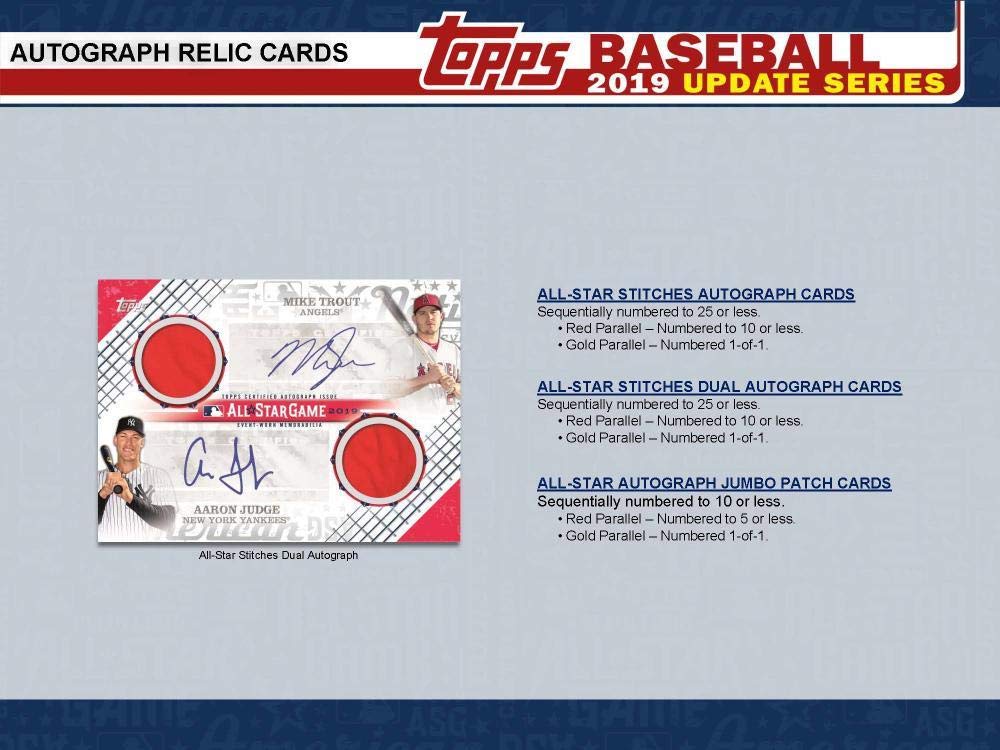 Update Baseball Retail Box (24 Packs/16 Cards: 1 Perennial All Stars Insert) L8