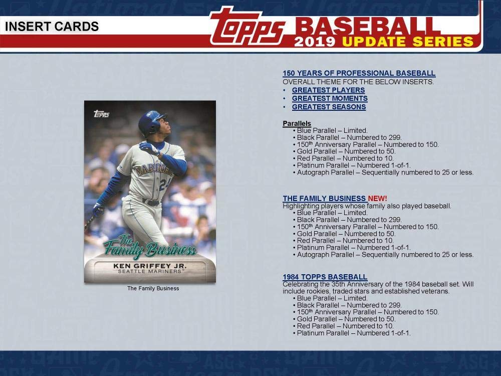 Update Baseball Retail Box (24 Packs/16 Cards: 1 Perennial All Stars Insert) L8