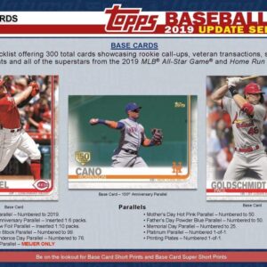 Update Baseball Retail Box (24 Packs/16 Cards: 1 Perennial All Stars Insert) L8