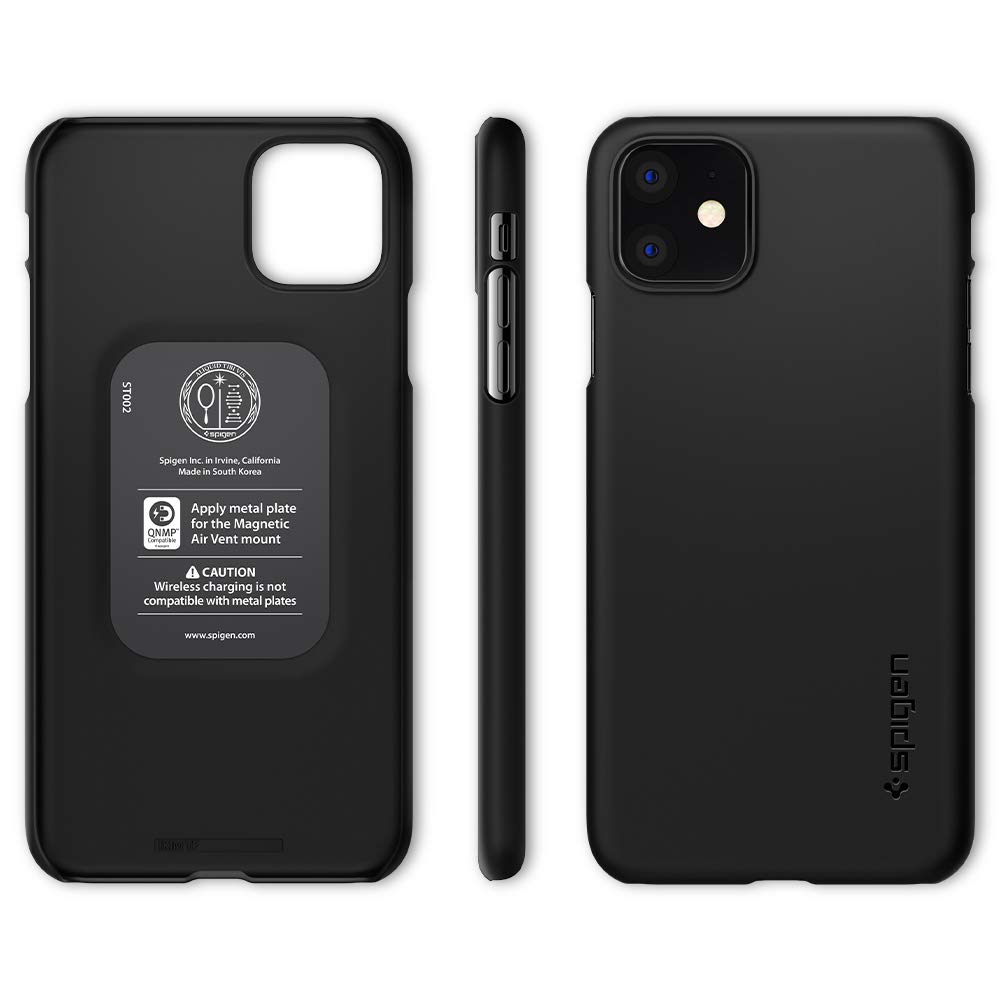 Spigen Thin Fit Designed for Apple iPhone 11 Case (2019) - Black