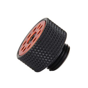 Computer Exhaust Plug, G1/4 Air Exhaust Plug Fitting for Computer Water Cooling System Computer Protection, Water Cooling Plug(红色)