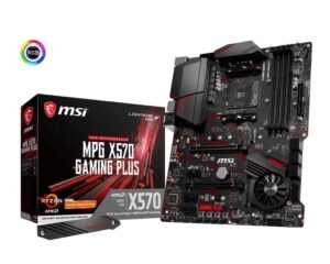 msi mpg x570 gaming plus motherboard (amd am4, pcie 4.0, ddr4, sata 6gb/s, m.2, usb 3.2 gen 2, hdmi, atx)