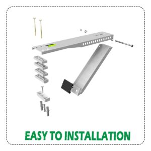 Forestchill Window Air Conditioner Bracket, Light Duty Support Up to 88 lbs, Universal AC Window Unit Bracket, Fit 5,000 to 12,000 BTU