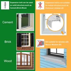 Forestchill Window Air Conditioner Bracket, Light Duty Support Up to 88 lbs, Universal AC Window Unit Bracket, Fit 5,000 to 12,000 BTU