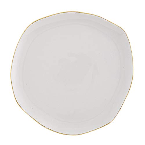 Creative Brands Table Sugar Ceramic Lunch/Salad Plate, Medium, Grey