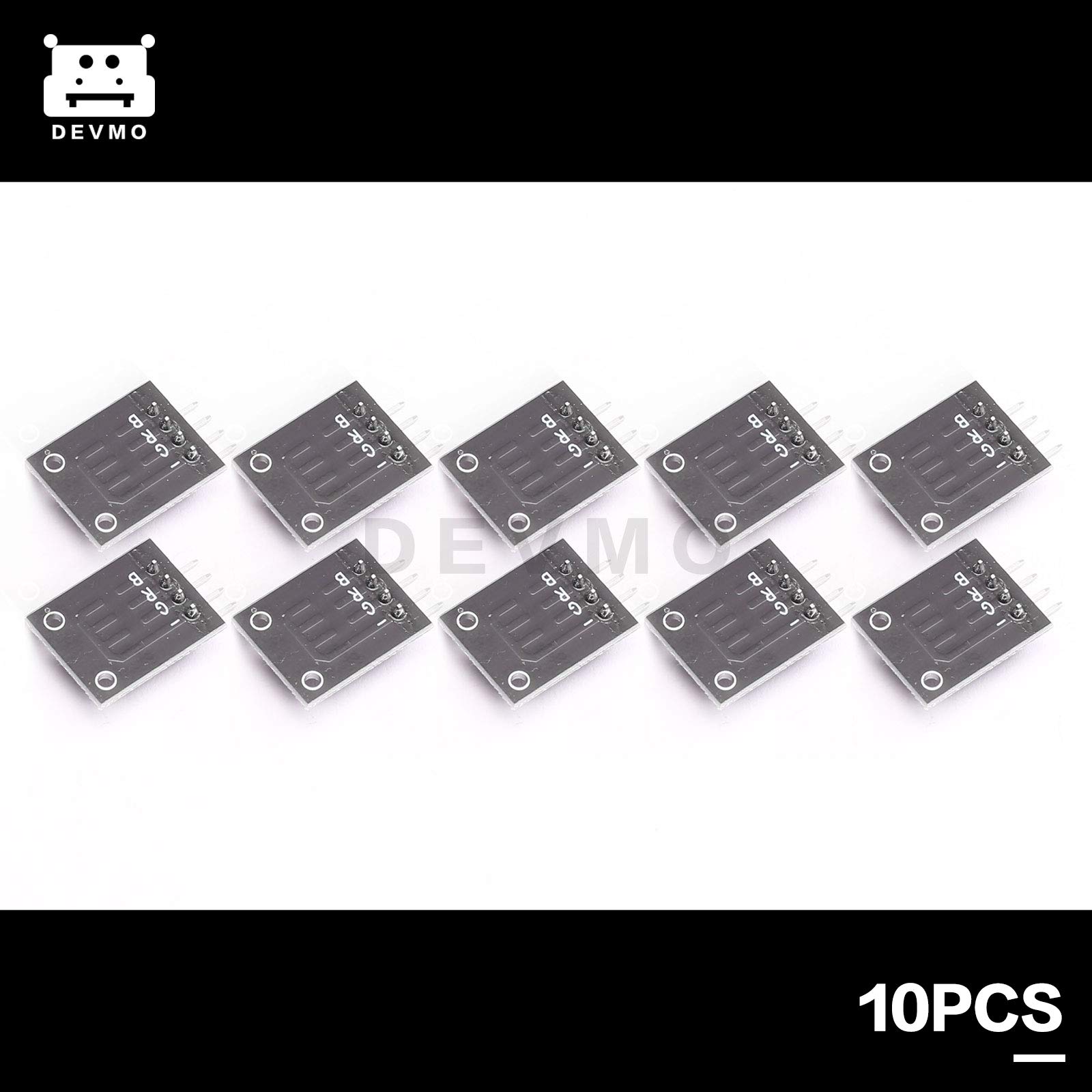 DEVMO 10PCS KY-009 5050 Pwm RGB SMD LED Module 3 Color Light Compatible with Ar-duino MCU Raspberry GM