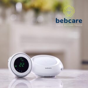 Bebcare Hear Audio Baby Monitor with Ultra-Low Radiation Safe Technology, Breathing Sensor, Night Light and White Noise Silencer for Reception up to 2000 feet (Without Breathing Sensor Mat)