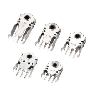 uxcell 25 pcs encoder switch mouse encoder scroll wheel repair part switch 5mm 7mm 9mm 11mm 13mm