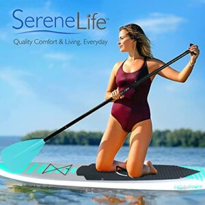 SereneLife Stand Up Paddle-Board Adjustable Paddle - Adjustable Water Paddle Oar for SLSUPB105 Free-Flow Inflatable SUP Stand Up Water Paddle-Board - SereneLife PRTSLSUPB105PDL