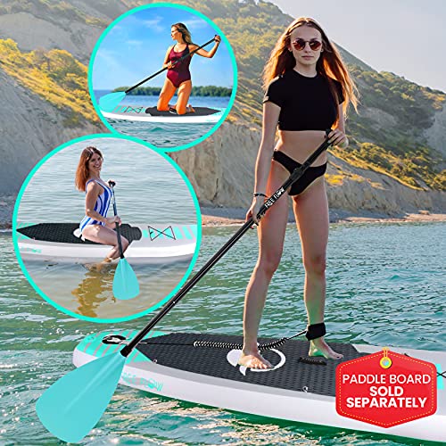 SereneLife Stand Up Paddle-Board Adjustable Paddle - Adjustable Water Paddle Oar for SLSUPB105 Free-Flow Inflatable SUP Stand Up Water Paddle-Board - SereneLife PRTSLSUPB105PDL