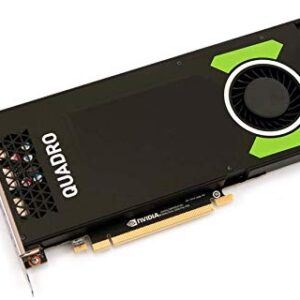 PNY Technologies Nvidia Quadro P4000 - The World's Most Powerful Single Slot Professional Graphics Card (VCQP4000-BLK) (Renewed)