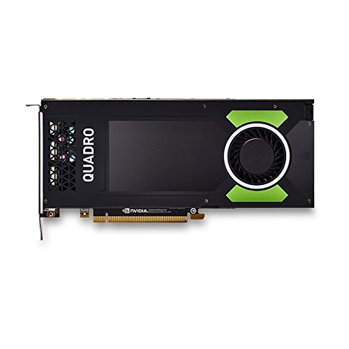 PNY Technologies Nvidia Quadro P4000 - The World's Most Powerful Single Slot Professional Graphics Card (VCQP4000-BLK) (Renewed)