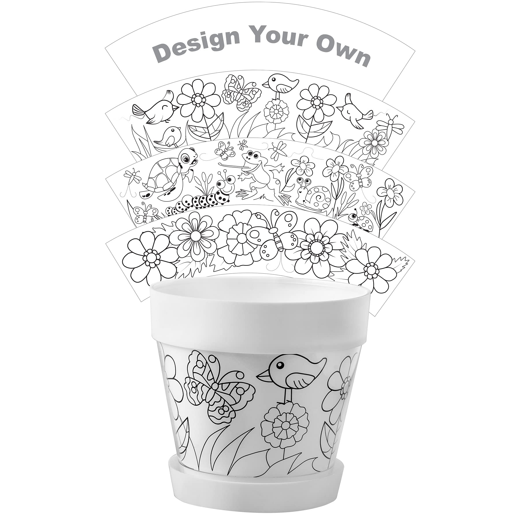 Snapins DIY Kids Craft Flower Pot