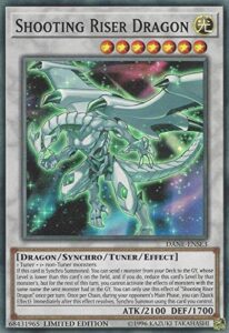 yu-gi-oh! - shooting riser dragon - dane-ense3 - super rare - limited edition - dark neostorm: special edition