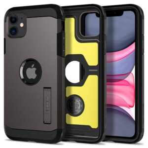 spigen tough armor [extreme protection tech] designed for iphone 11 case (2019) - xp gunmetal