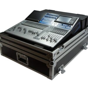 Harmony Audio HCPRE2442DHW Flight Dog House Road Case Compatible with Presonus StudioLive 24 Mixer