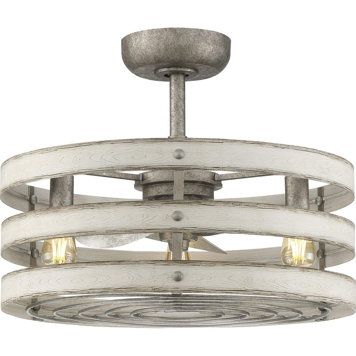 Progress Lighting P250012-141-22 Gulliver Ceiling Fans, 18-1/8" x 23-1/2", Gray