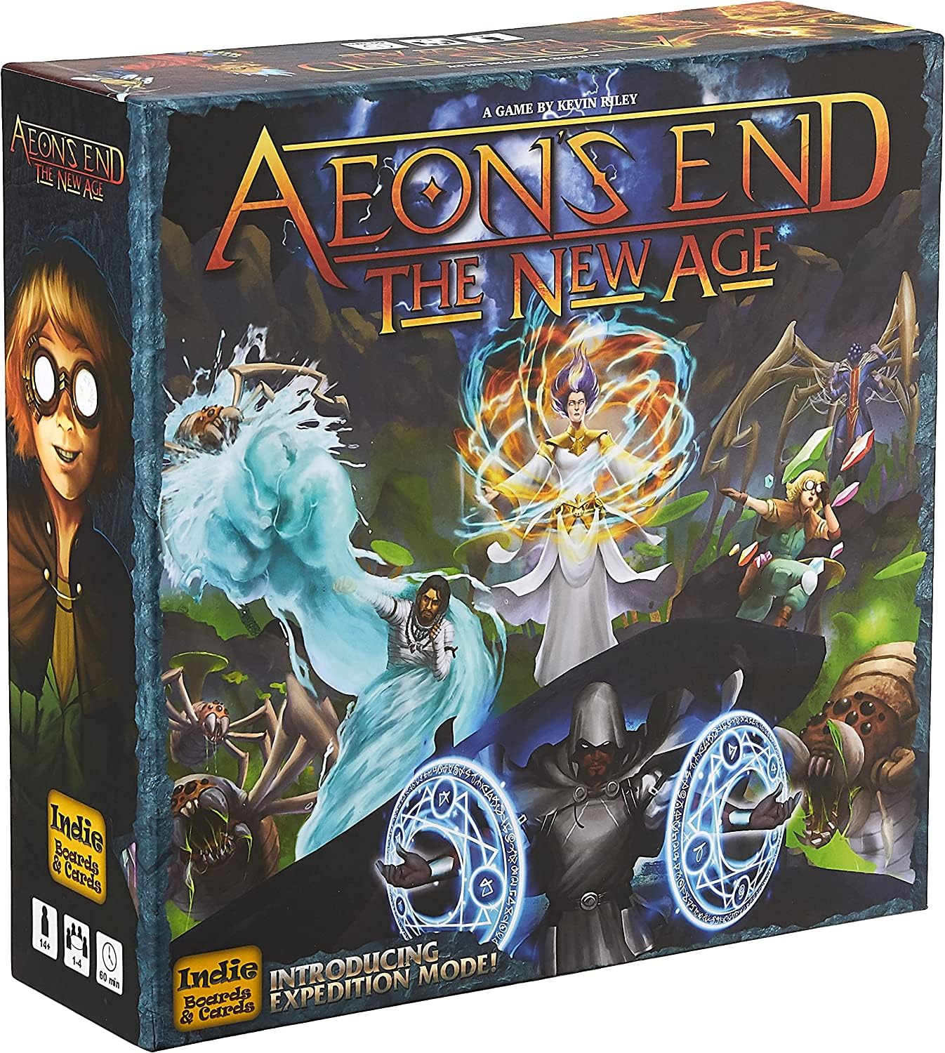 Aeon's End: The New Age - Cooperative Sci-Fi Fantasy Strategy Deck-Building Board Game for 1 to 4 Players, Ages 14+, 60 Minute Playtime by Indie Boards and Cards