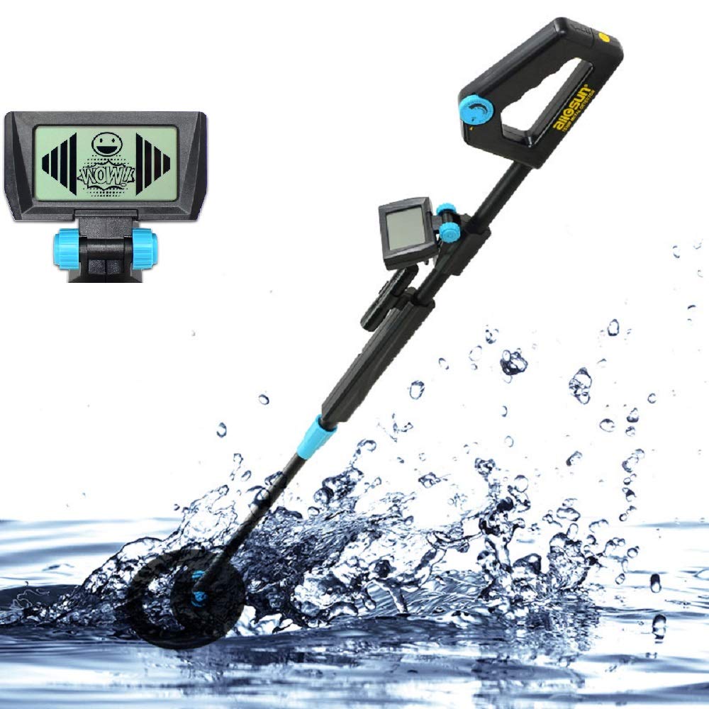 ALLOSUN TS20B Junior Metal Detector with Waterproof, Black