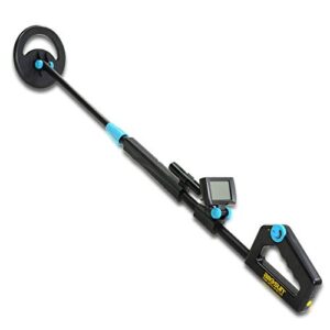 ALLOSUN TS20B Junior Metal Detector with Waterproof, Black