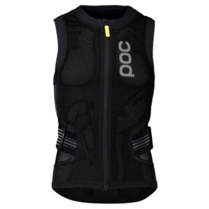 poc, vpd system vest, mountain biking and skiing armor for men and women, uranium black, medium