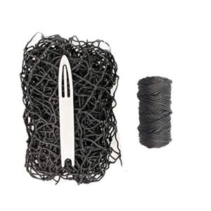 jfn netting repair kit for #42 nylon 1-7/8", black baseball net