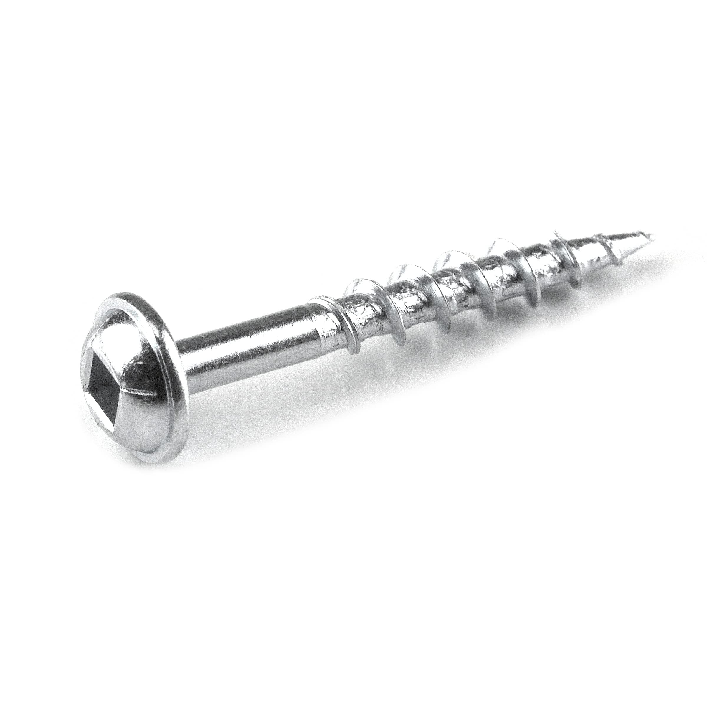 Kreg SML-C125-100 Zinc Pocket Screws, 1 1/4 Inch, 8 Coarse Thread, Maxi-Loc Head (100 Count)