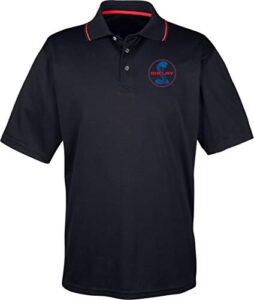 ford mustang shelby blue and red two tone polo, black 6xl