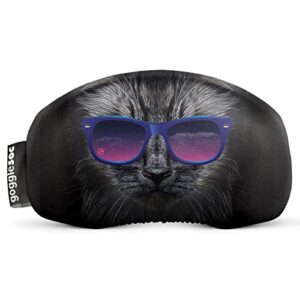 GOGGLESOC: Microfiber Protective Goggle Cover - Bad Kitty Soc