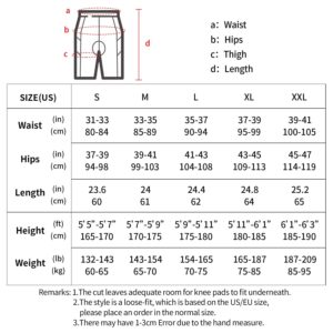 BERGRISAR Men's Cycling Shorts Mountain Bike Shorts Bicycle Shorts Biking Shorts Zipper Pockets 1806BG Grey Size X-Large