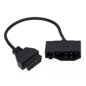 goliton 7 pin male obd1 to obd2 obdii 16 pin diagnostic adapter cable compatible for ford efi