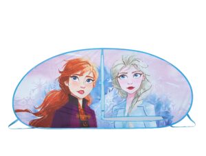 disney frozen 2 pop up bed tent with anna & elsa graphics, 72" l x 36" w