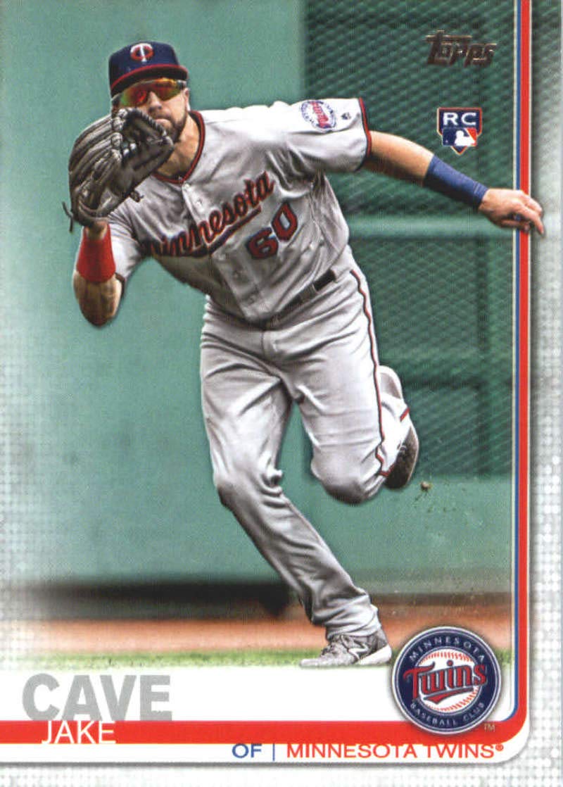 2019 Topps #576 Jake Cave Minnesota Twins Rookie Baseball Card