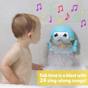 Chuchik Octopus Bath Toy. Bubble Bath Maker for The Bathtub. Blows Bubbles and Plays 24 Children’s Songs – Kids,Toddler Baby Bath Toys Makes Great Gifts for Toddlers – Sing-Along Bath Bubble Machine