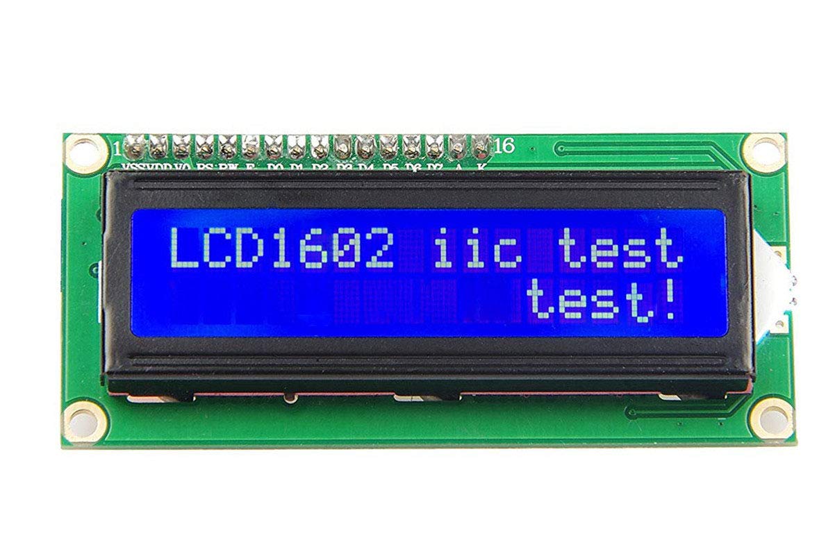 NOYITO 1602 16x2 LCD Module Yellow-Green Backlight with PCF8574T IC IIC Driver Serial Interface Compatible with Win OS UNO R3 MEGA2560 (Pack of 2) (1602 IIC Screen Yellow-Green)