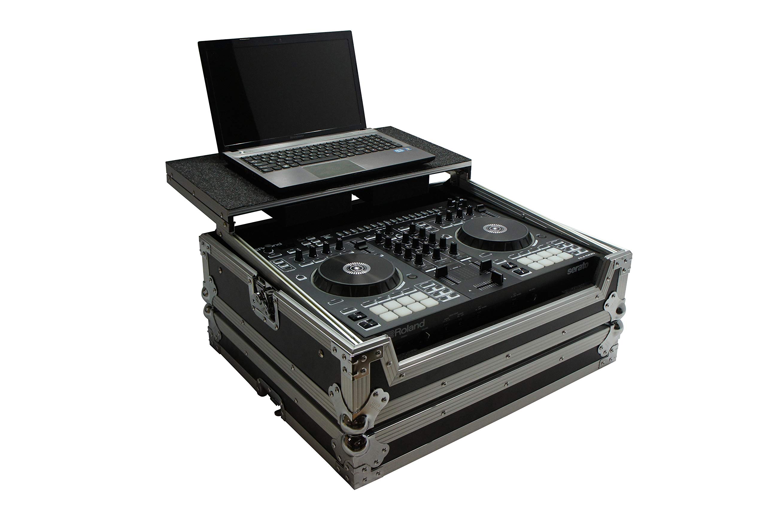 Harmony HCDJ505LT Flight Glide Laptop Stand DJ Custom Case Compatible with Roland DJ-505 New