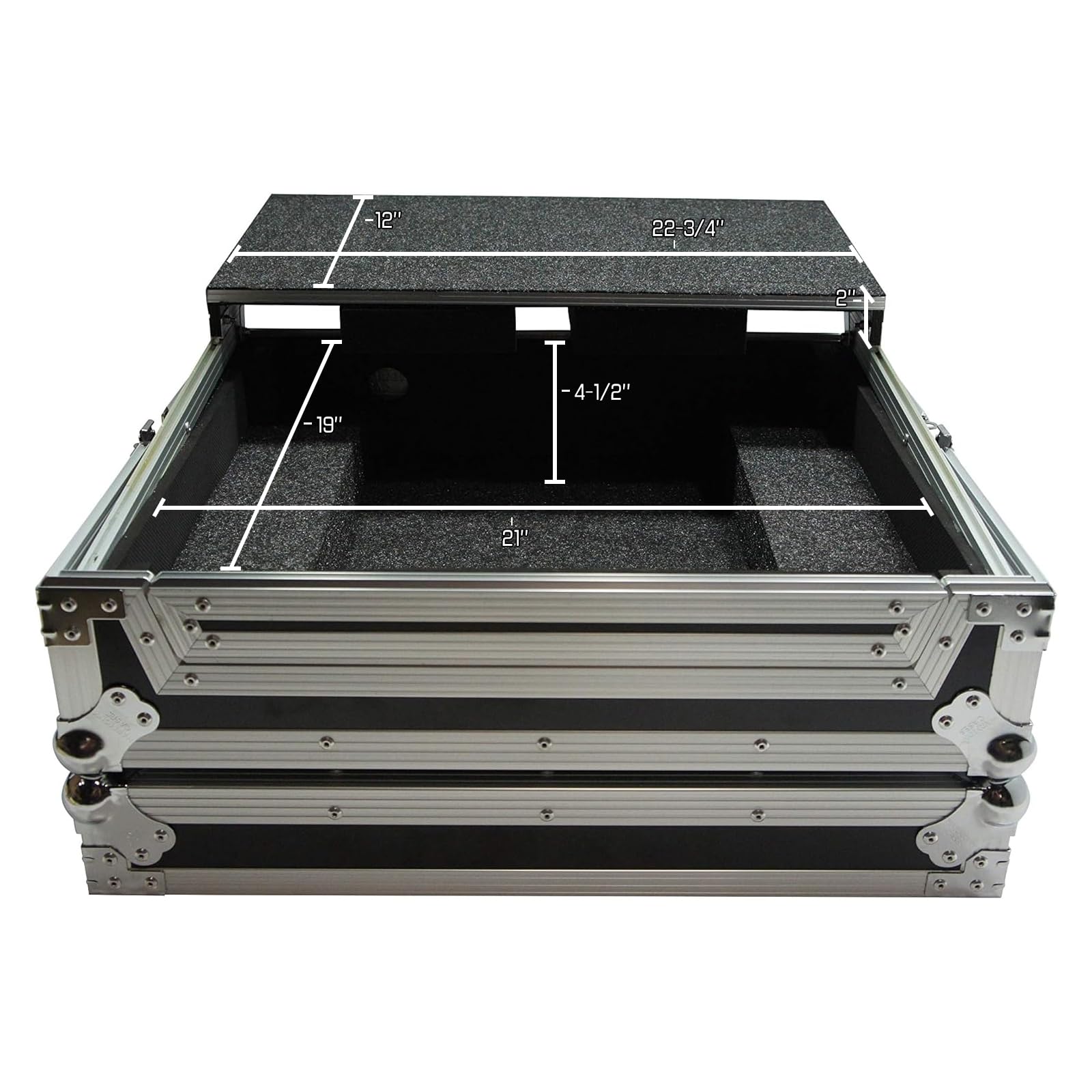 Harmony HCDJ505LT Flight Glide Laptop Stand DJ Custom Case Compatible with Roland DJ-505 New