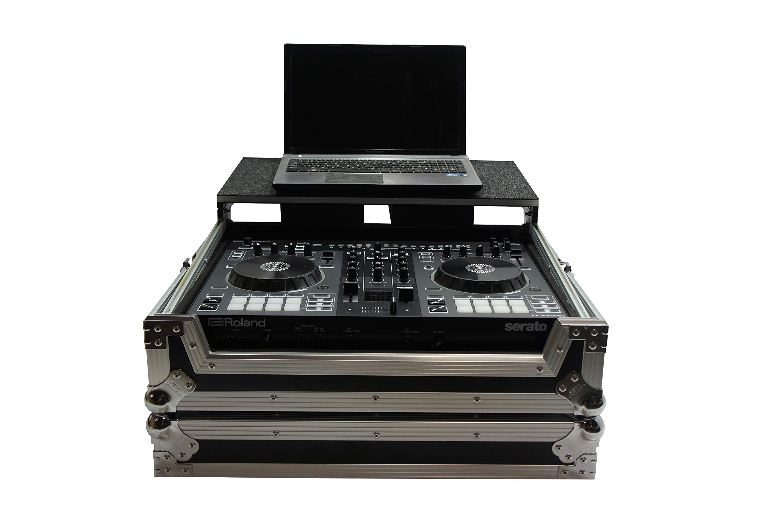 Harmony HCDJ505LT Flight Glide Laptop Stand DJ Custom Case Compatible with Roland DJ-505 New