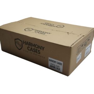 Harmony Audio HCLUC Flight 22" x 13" x 5-3/8" Pick & Pluck Foam Utility Locking Case