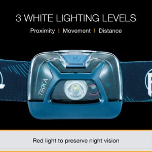 Petzl E093FA00 Tikka Headlamp, Black, Single