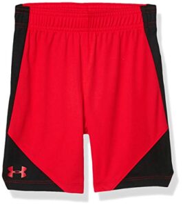 under armour toddler boys' stunt short, versa red-sp20, 2t