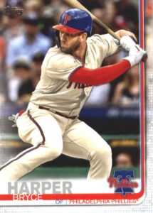 2019 topps #400 bryce harper philadelphia phillies baseball card