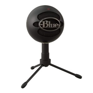 blue snowball ice condenser microphone, cardioid - black (renewed)