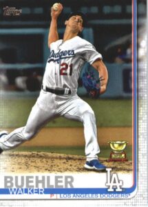 2019 topps #445 walker buehler los angeles dodgers baseball card